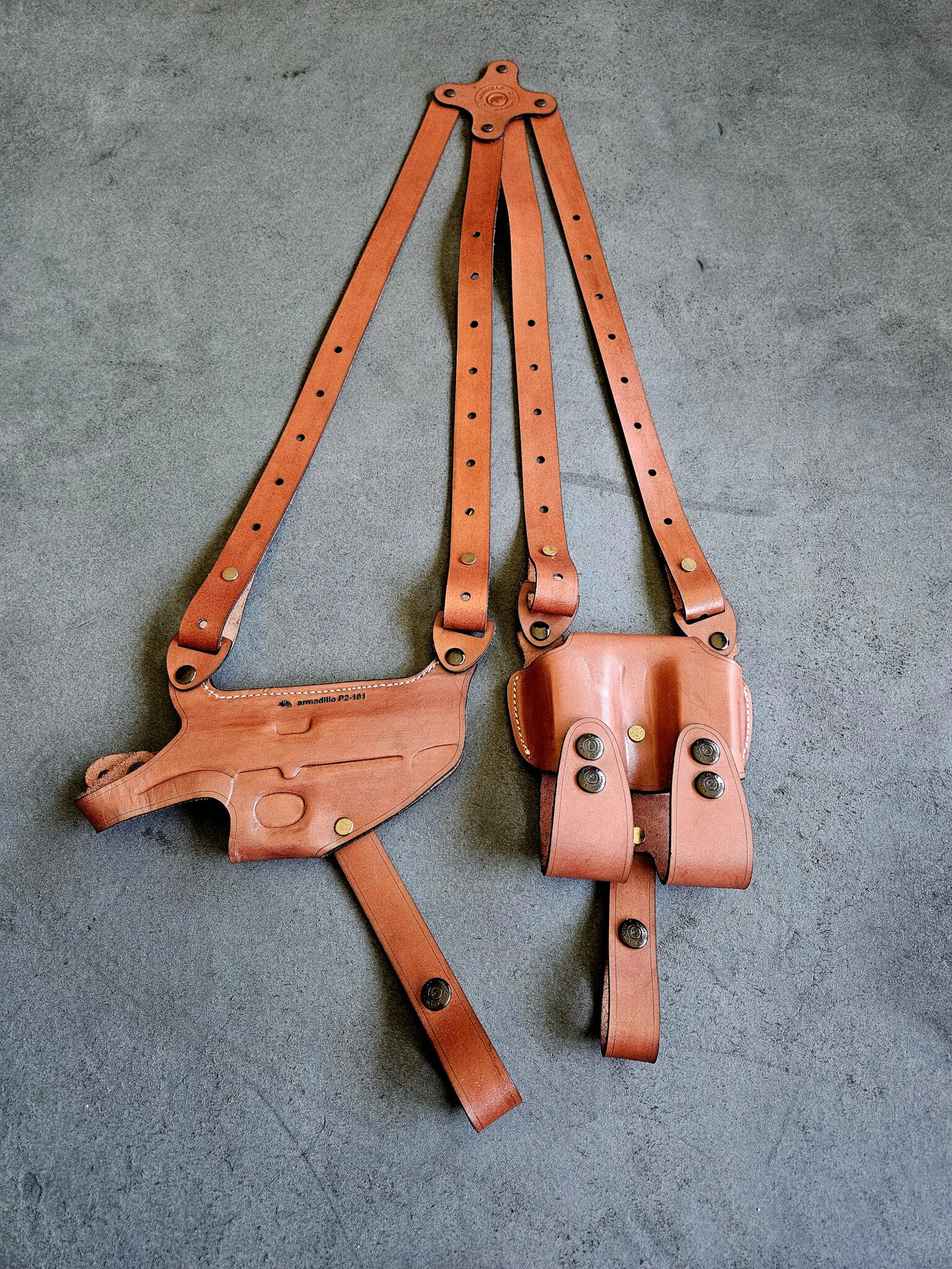 Armadillo Horizontal Shoulder Holster - Armadillo Holsters